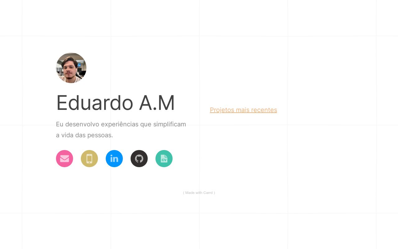 Eduardo Amaro | Desenvolvedor Front-End